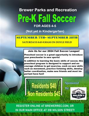 Brewer Parks & Recreation: Online Registration by MyRec.com Recreation ...